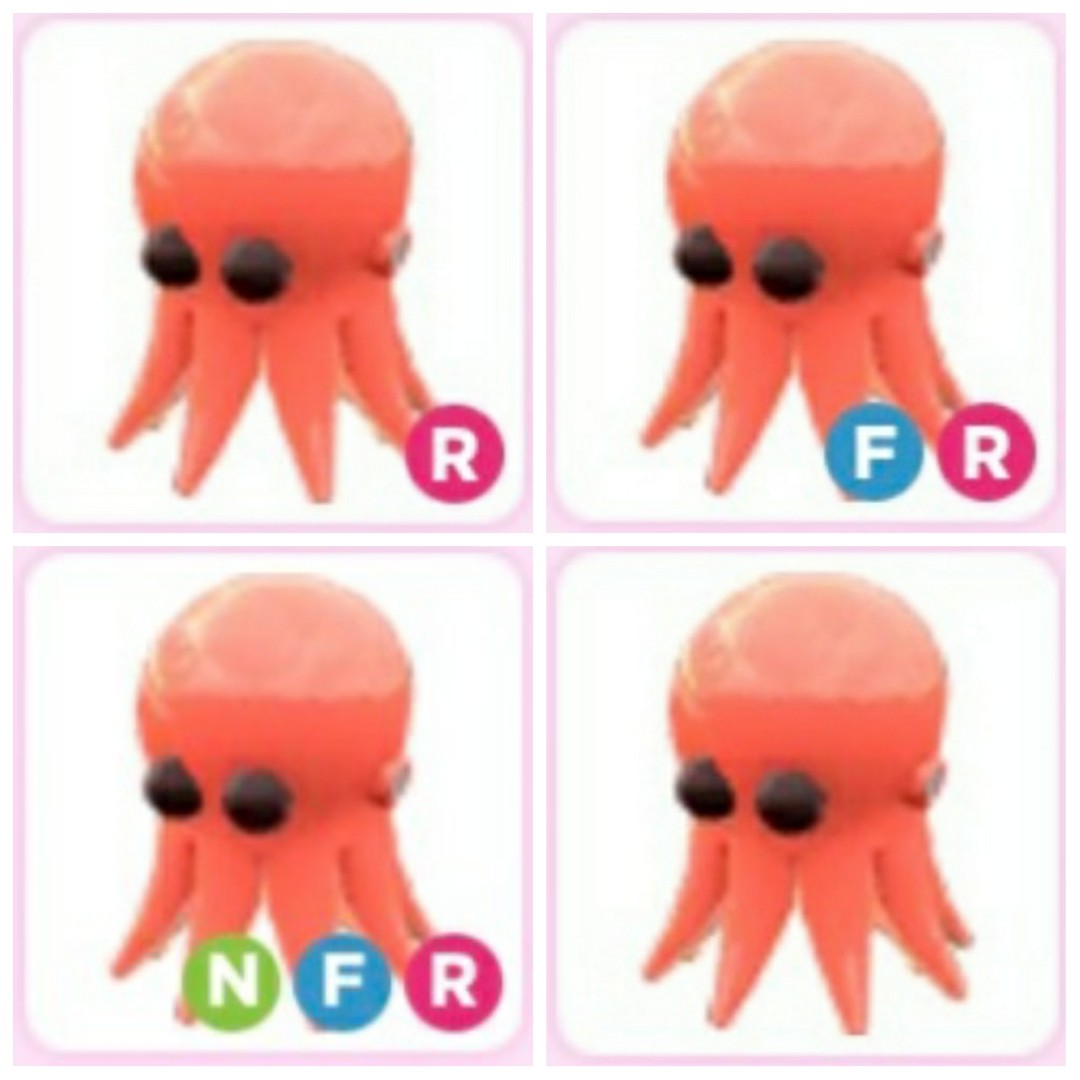 Octopus Normal NFR Adopt me pet Roblox, Hobbies & Toys, Toys & Games on ...