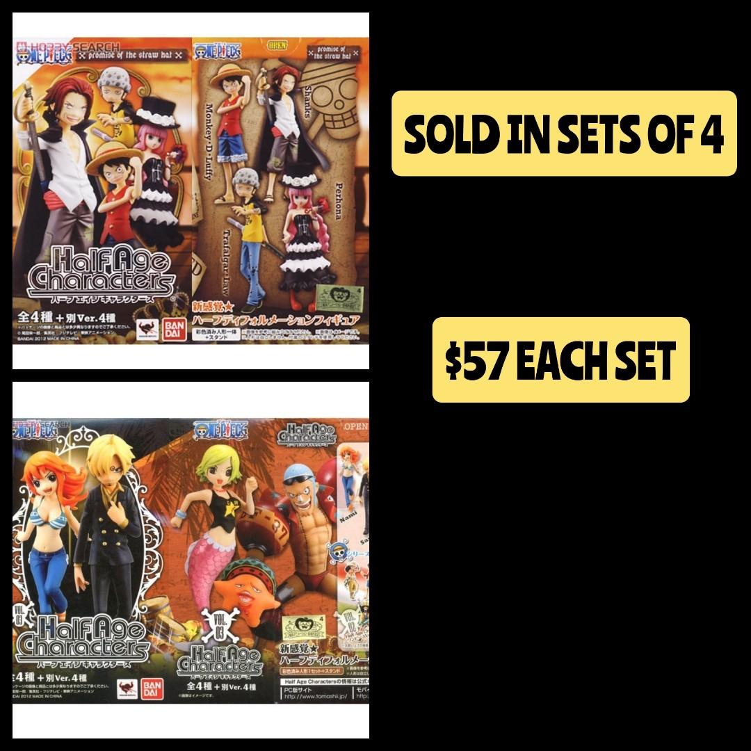 One Piece figure set figurine official authentic original anime merch ...
