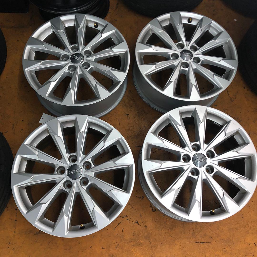 Original 18” Audi Q3 Rim 5x112, Car Accessories, Tyres & Rims on Carousell