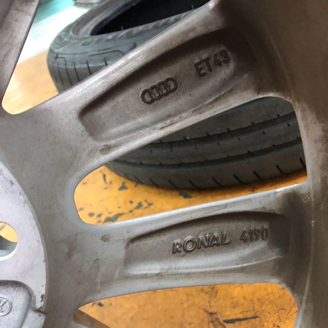 Original 18” Audi Q3 Rim 5x112, Car Accessories, Tyres & Rims on Carousell