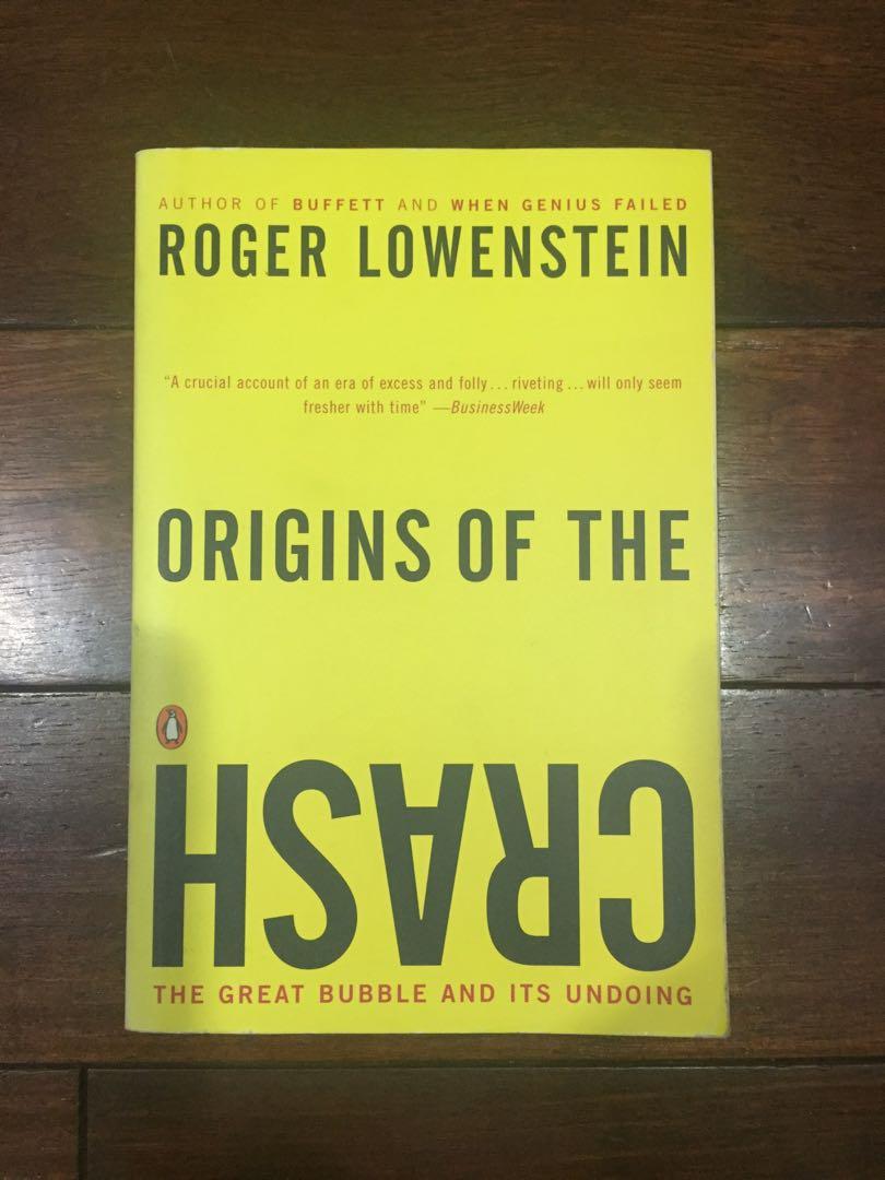 Origins of the Crash - Roger Lowenstein, Hobbies & Toys, Books ...