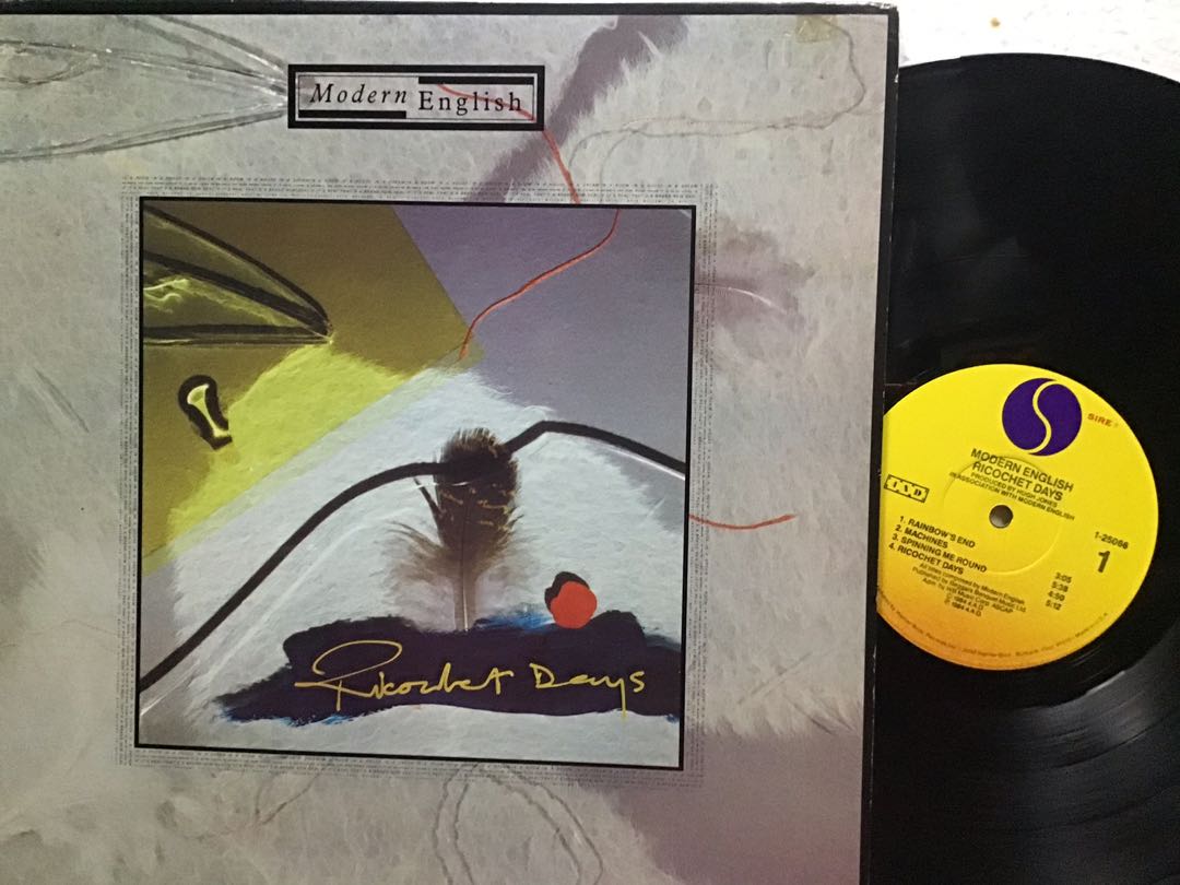 LP Modern English - Richochet Days OOP 1984 USA VINYL RECORD Anubis ...