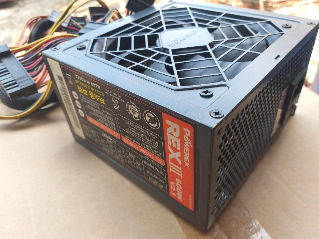 powerex REX III 600w true rated PSU, Computers & Tech, Parts ...