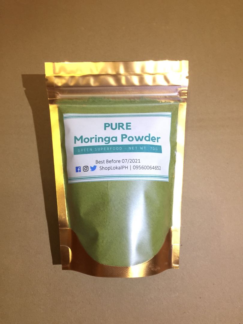 Pure Moringa (Malunggay) powder, Health & Nutrition, Health Supplements ...