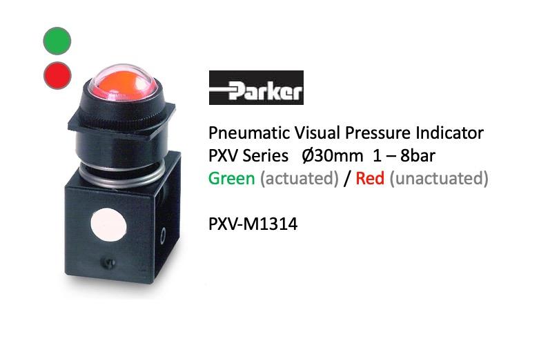 PXV-M1314 Pneumatic Visual Pressure Indicator PARKER, Everything Else ...