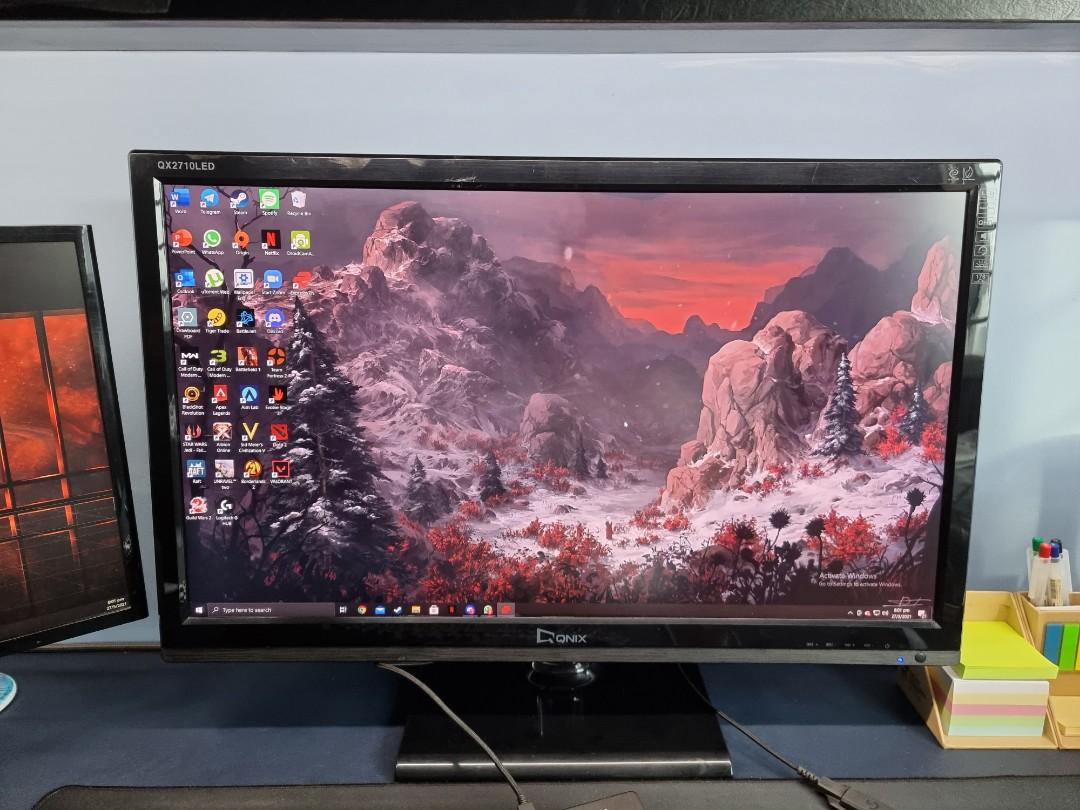 QNIX Gaming Monitor, Computers & Tech, Parts & Accessories, Monitor ...