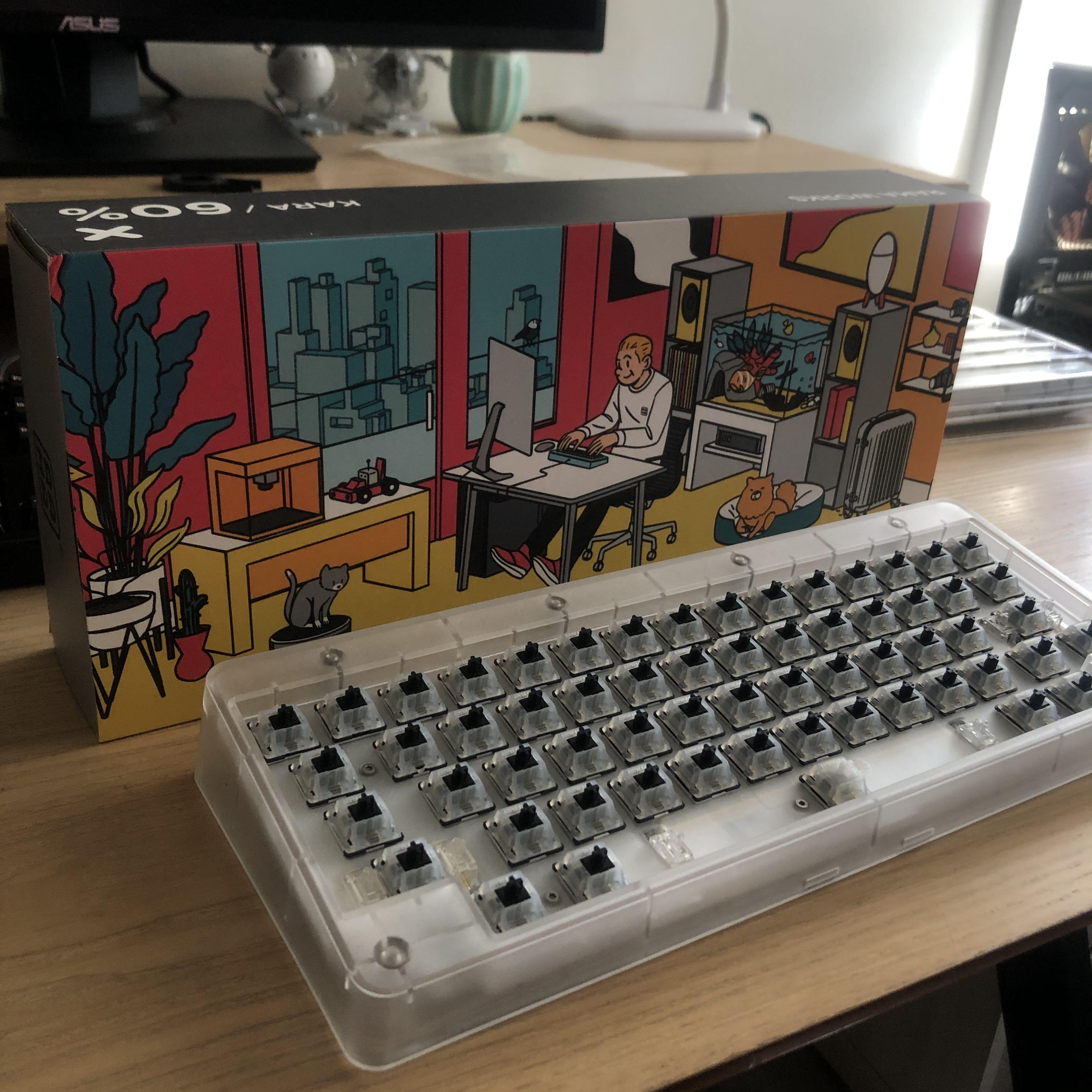 Rama Kara (Iced) Hotswap custom mechanical keyboard GMK, Computers ...