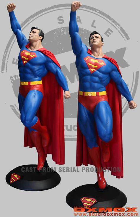 Rubie’s DC Comics Life-Size Superman In-Flight Fiberglass Statue - 8ft ...
