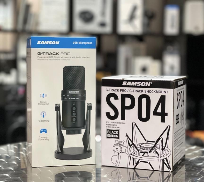 Samson G-Track Pro with SP04 (shock mount) (free AKG K44 headphones ...