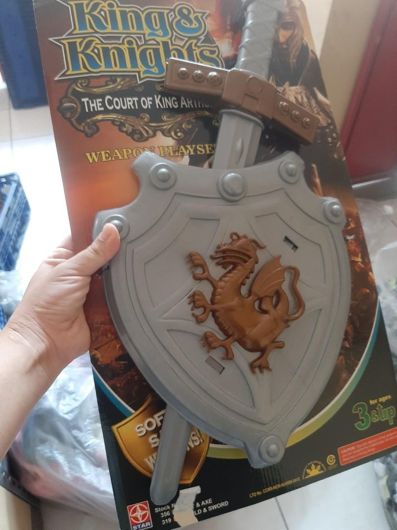 shop : KING Price Knight Sword Shield Armor Toy Costume, Hobbies & Toys ...