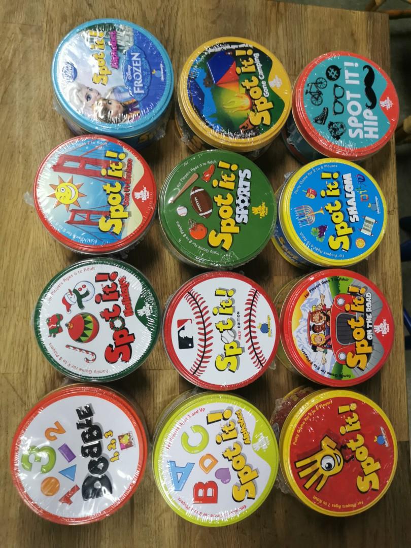 Spot it Dobble Hip Sports Junior Camping, Hobbies & Toys, Toys & Games ...