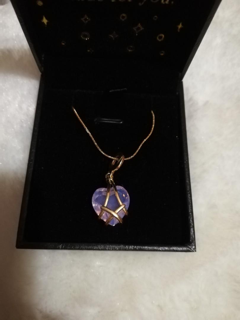 Diamond heart necklace tala by kyla store