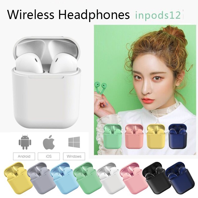 TWS i12 Bluetooth Earbuds, Audio, Earphones on Carousell