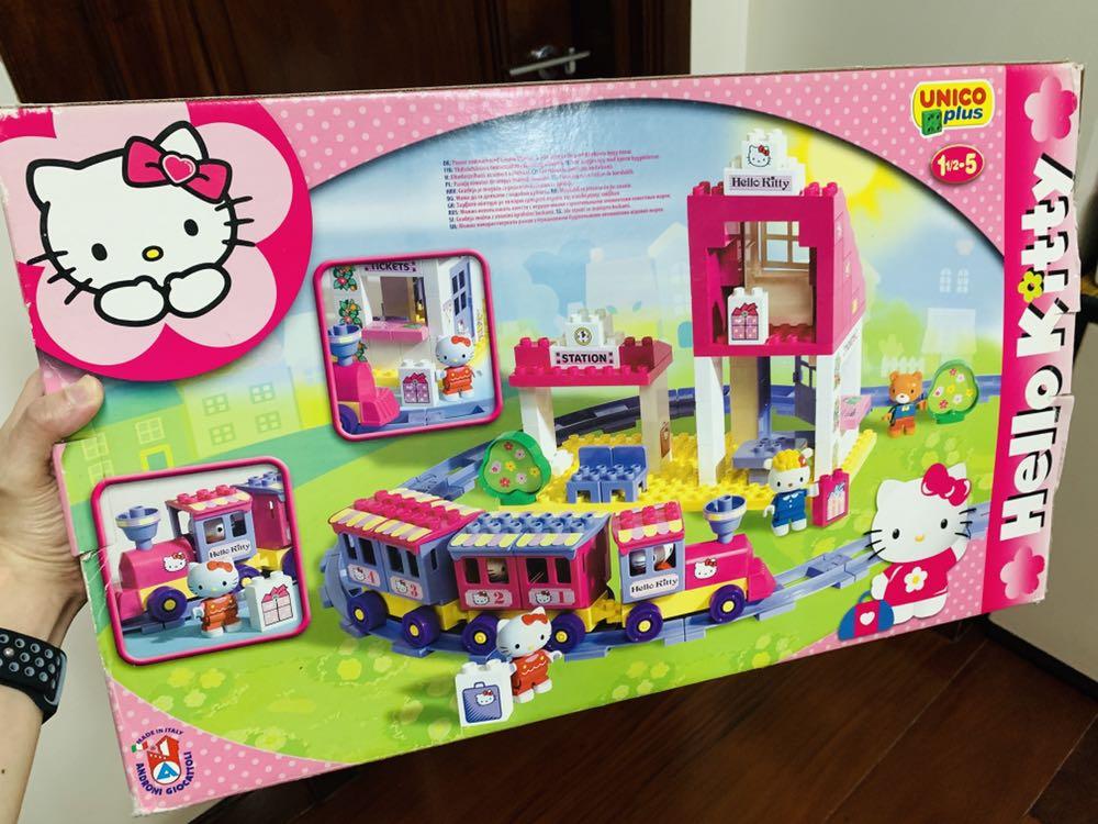 UNICO plus Hello Kitty Train Set, Hobbies & Toys, Toys & Games on Carousell
