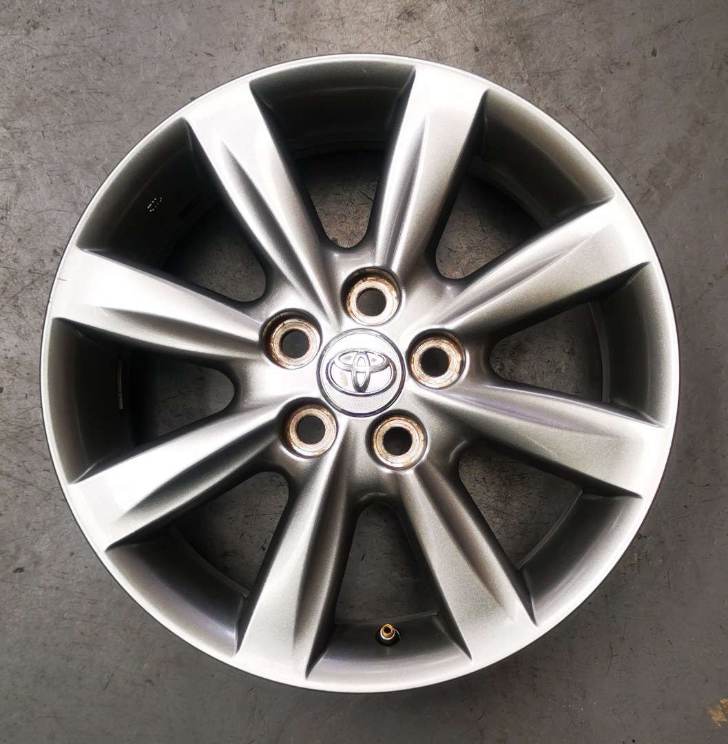 Used 15" Original Toyota Rims, Car Accessories, Tyres & Rims on Carousell