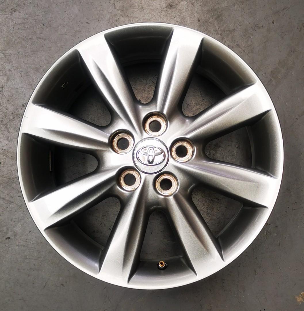 Used 15" Original Toyota Rims, Car Accessories, Tyres & Rims on Carousell