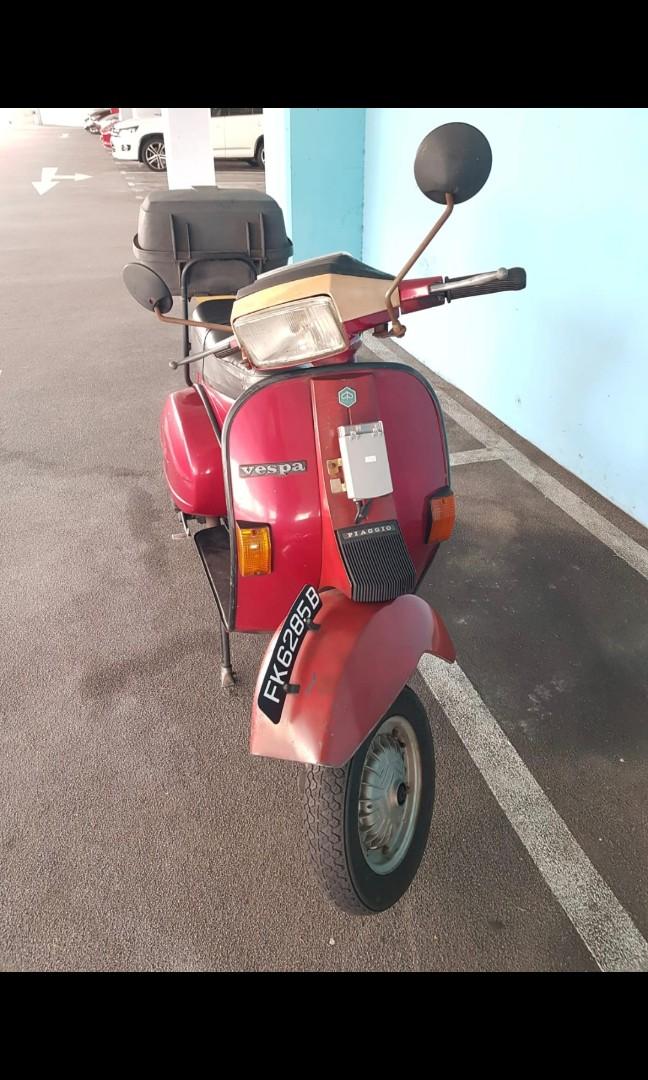 vespa excel 150, Motorcycles, Motorcycles for Sale, Class 2B on Carousell