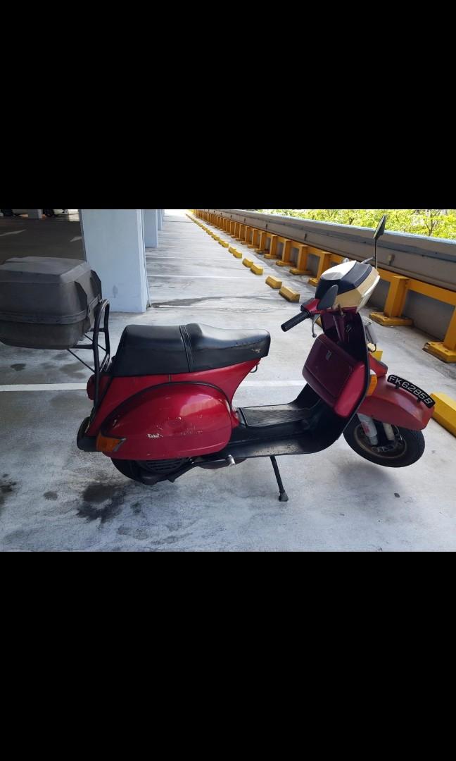 vespa excel 150, Motorcycles, Motorcycles for Sale, Class 2B on Carousell