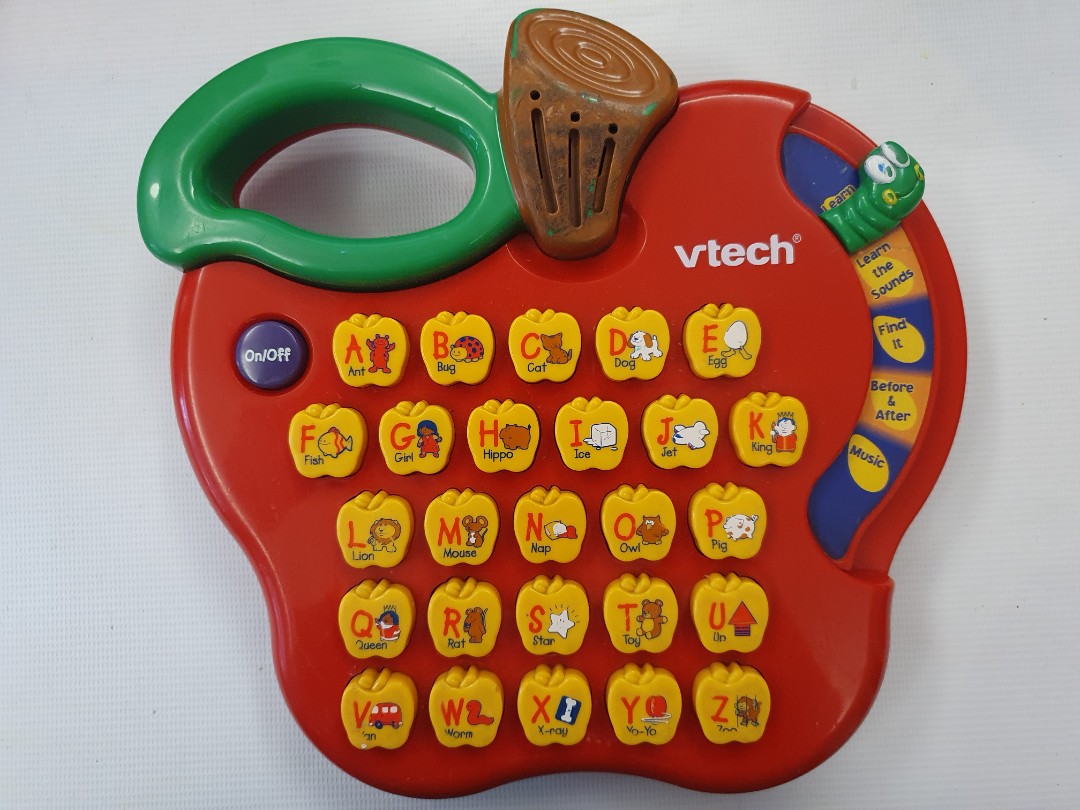 Vtech Alphabet Apple, Hobbies & Toys, Toys & Games on Carousell