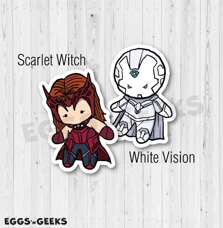 Wandavision Disney Plus Disney+ Marvel Cinematic Universe MCU Chibi ...