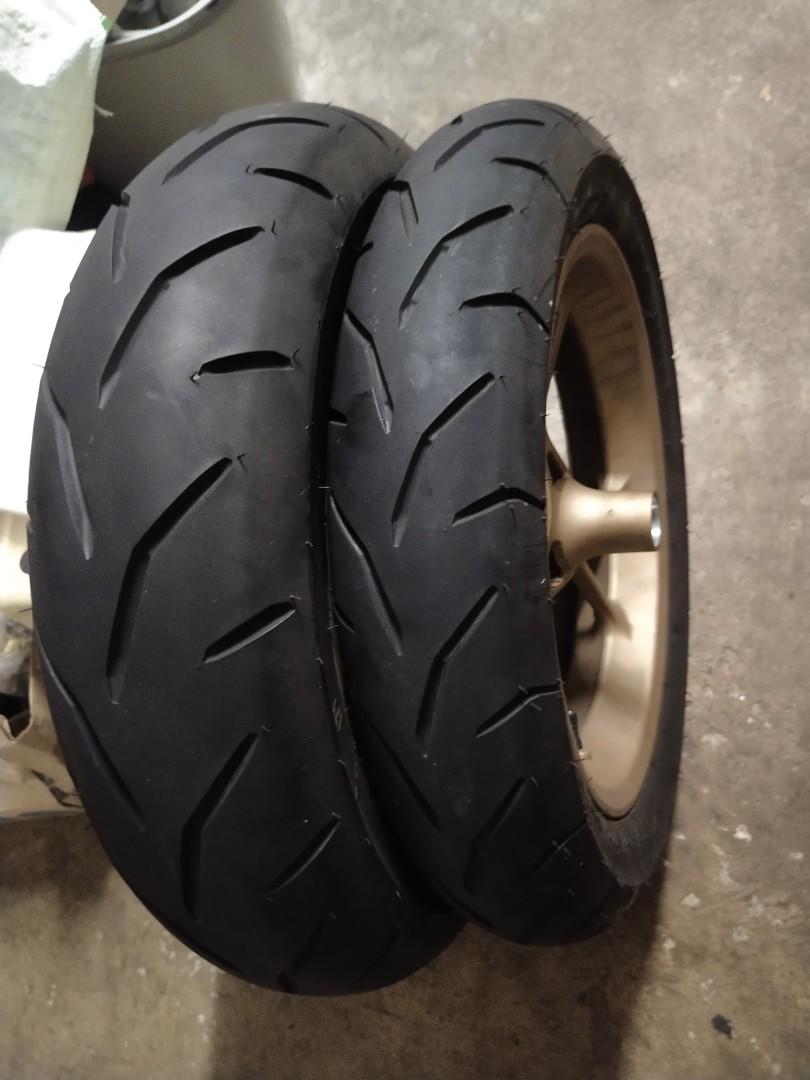 Yamaha Aerox 155 Rim GOLD, Motorcycles, Motorcycle Apparel on Carousell