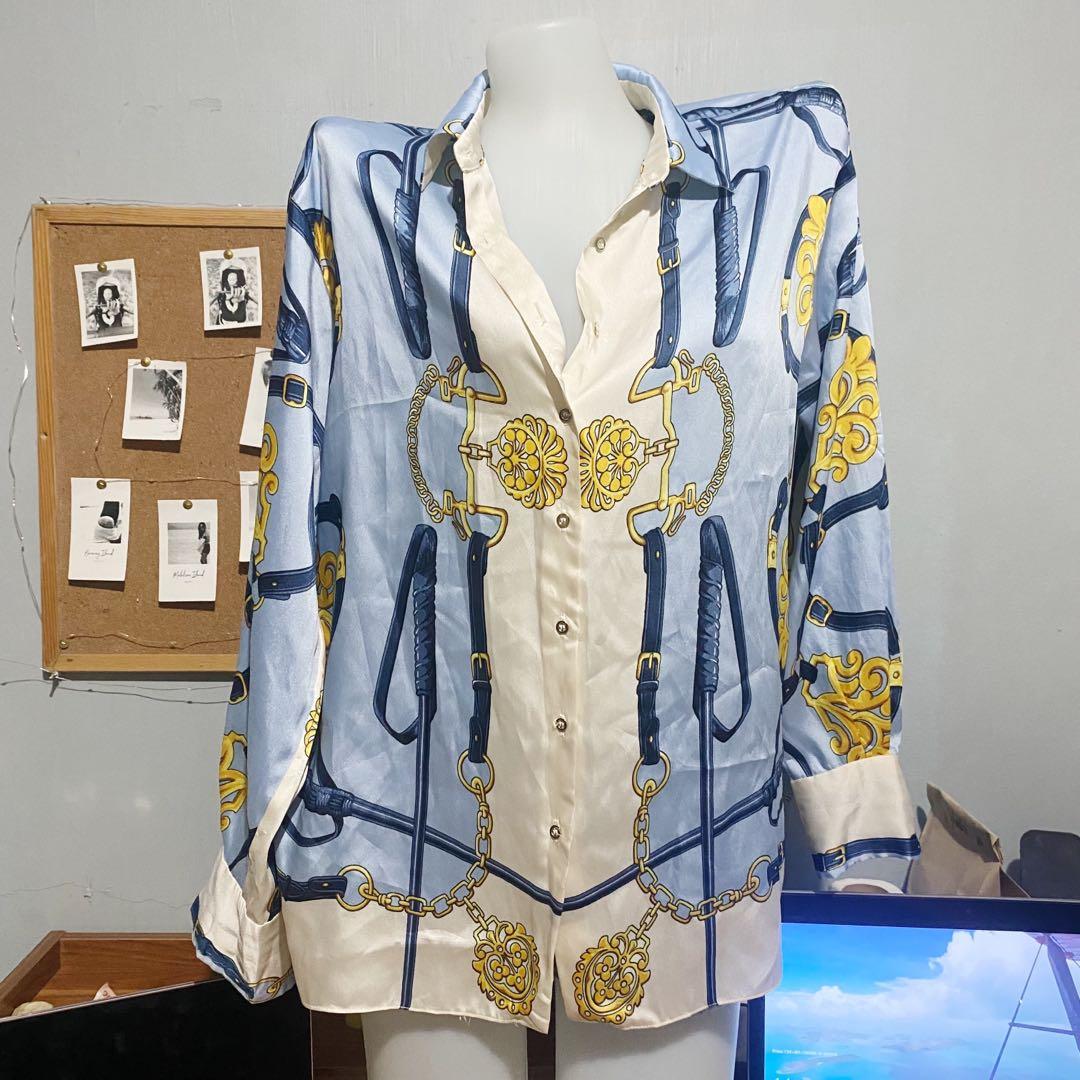 Zara Chain Top, Women's Fashion, Tops, Blouses on Carousell