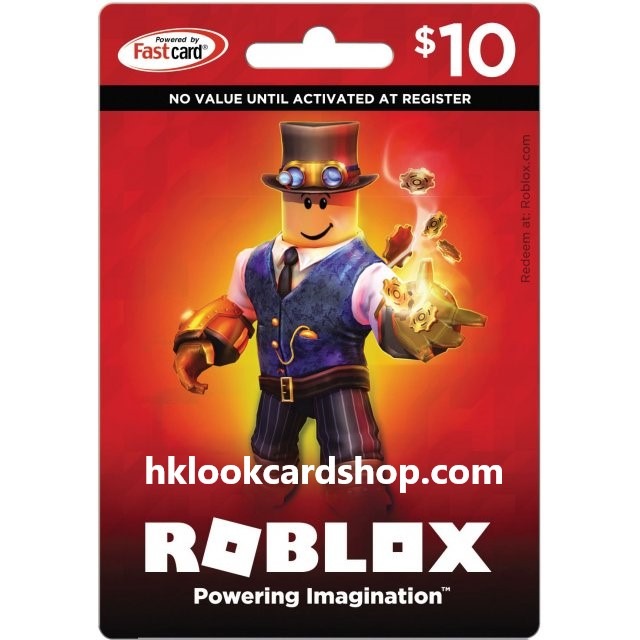 [預付卡專營] Roblox digital game card 預付卡 點數卡 USD 10 美金 800 Robux 充值碼 [非實體卡 ...