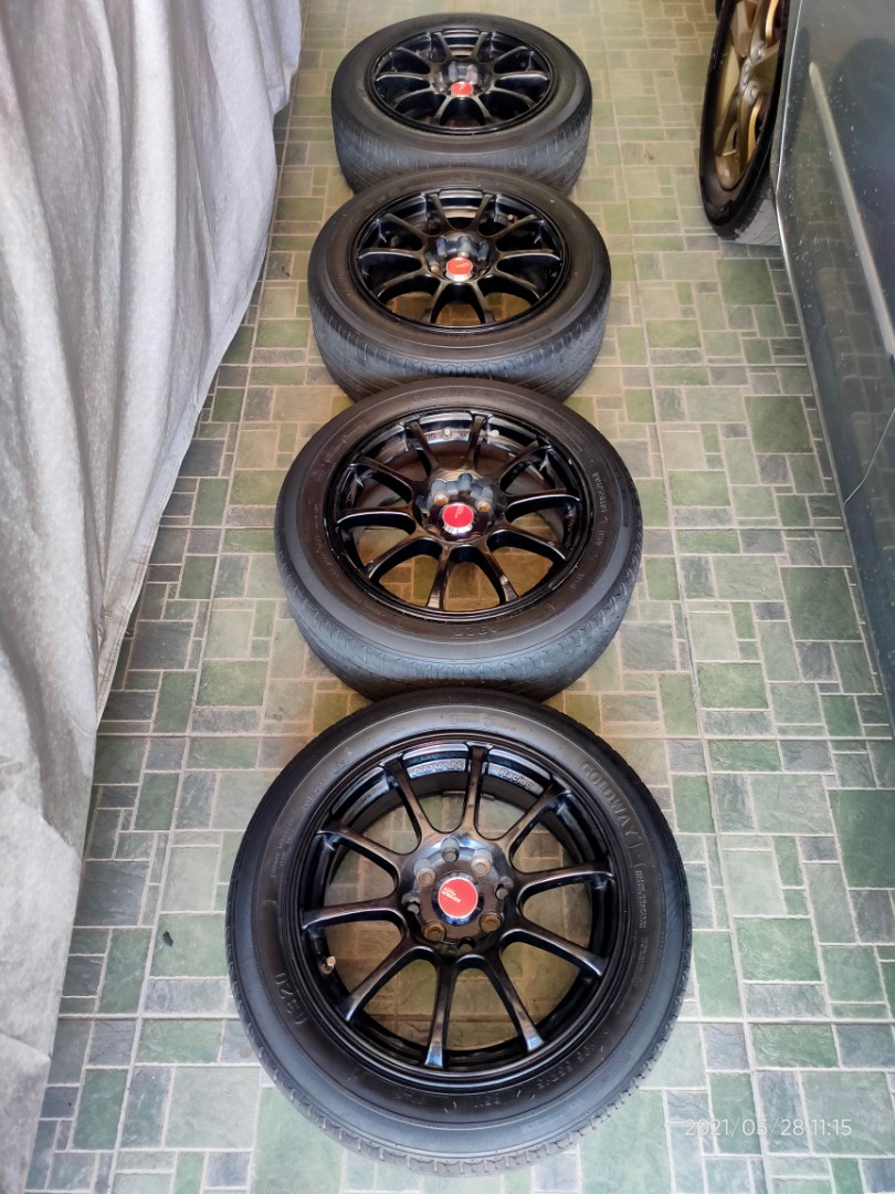 Advan Racing 15s, Car Parts & Accessories, Mags and Tires on Carousell