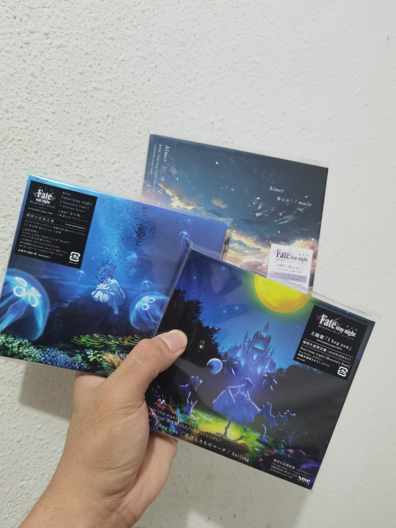 Aimer エメ Fate Stay Night Heaven's Feel part 1, 2 and 3 theme song CD ...