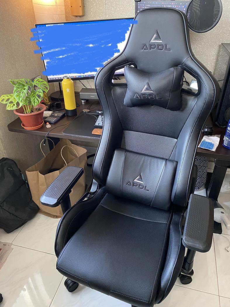 APOL Kraken Gaming Chair PU Leather - Carbon Black Edition, Furniture ...