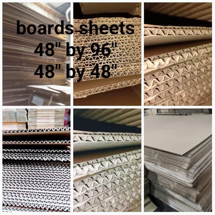 Available Corrugated Board Sheet 48