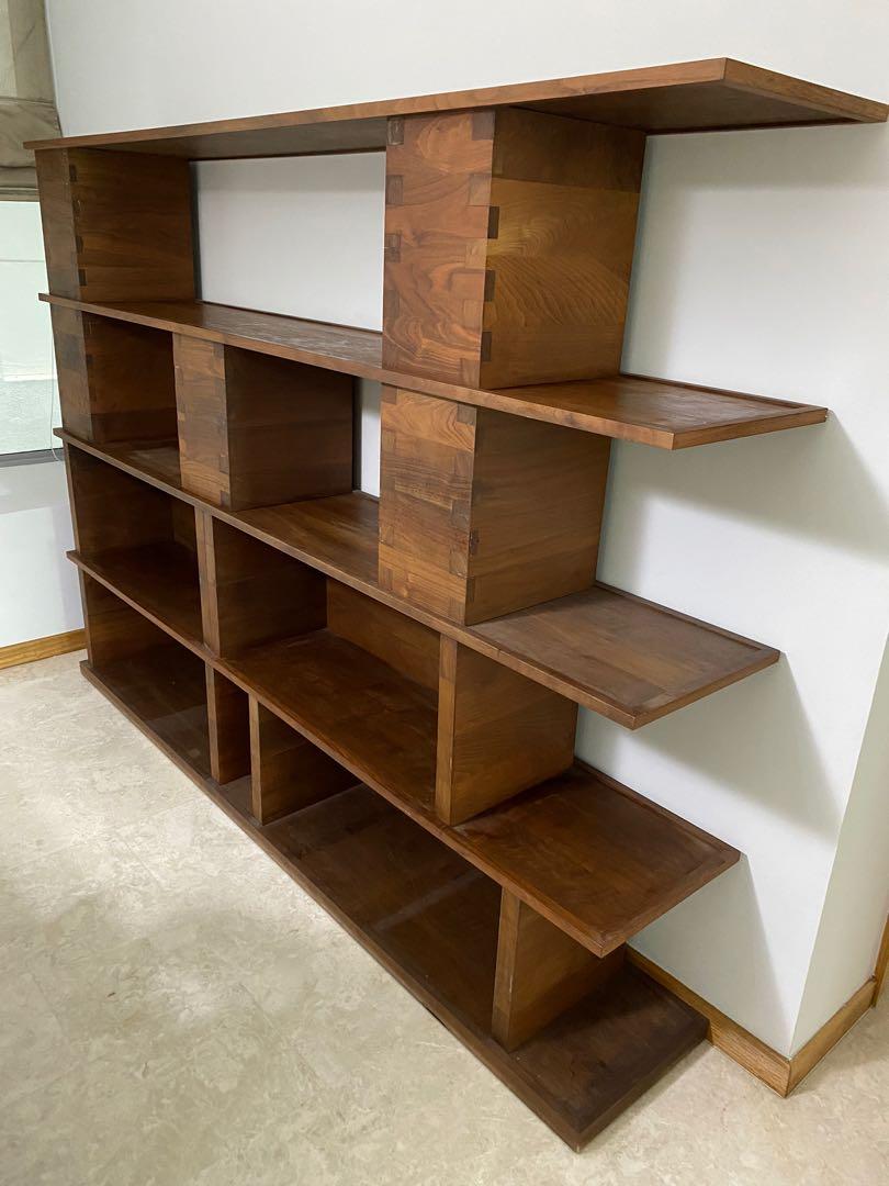 Beautiful Modular solid walnut wood shelves, Furniture & Home Living ...