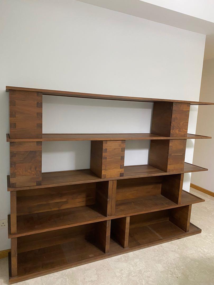 Beautiful Modular solid walnut wood shelves, Furniture & Home Living ...