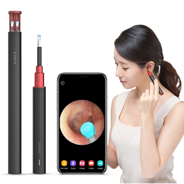 Bebird A2 第二代智能可視採耳挖 － 黑色, 傢俬＆家居, 保安及門鎖 , 窺視孔觀察器和門鈴 - Carousell