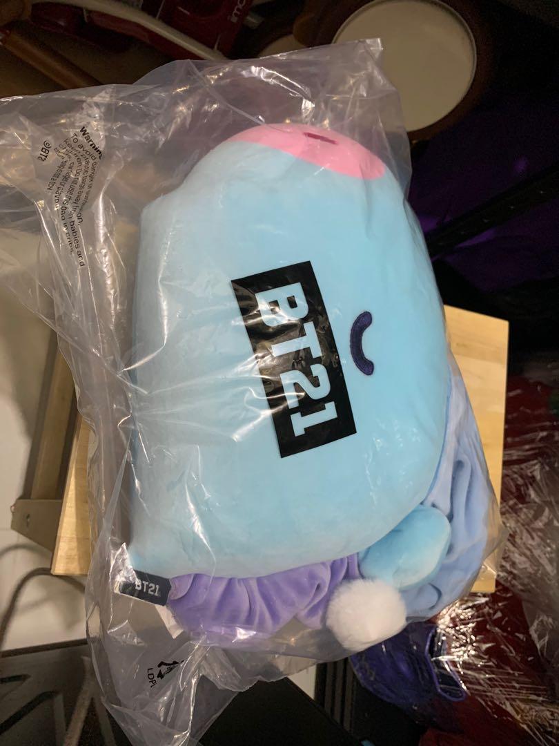 BT21 BTS RJ Mang face coushion, Hobbies & Toys, Toys & Games on Carousell