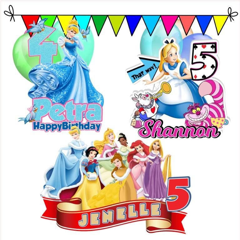 Princess Cake Topper, Princess, Princess Birthday Party, Princess ...