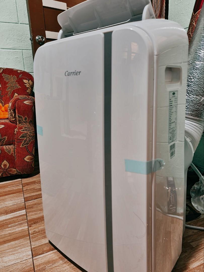 CARRIER 1.5HP PORTABLE AIRCON, TV & Home Appliances, Air Conditioning ...