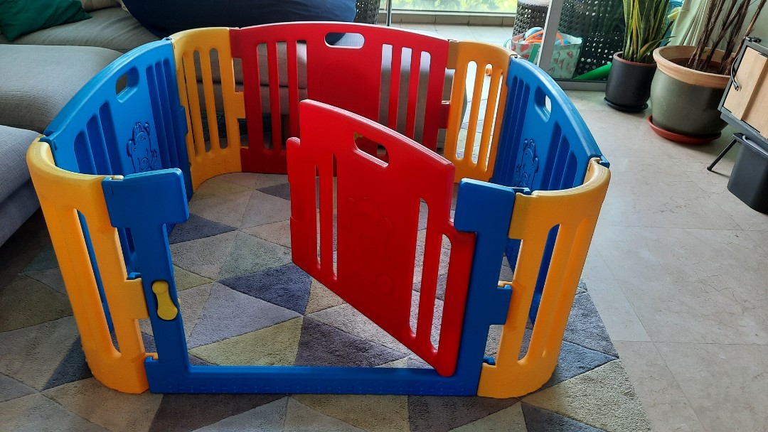 Colorful Playpen, Babies & Kids, Baby Nursery & Kids Furniture, Cots ...