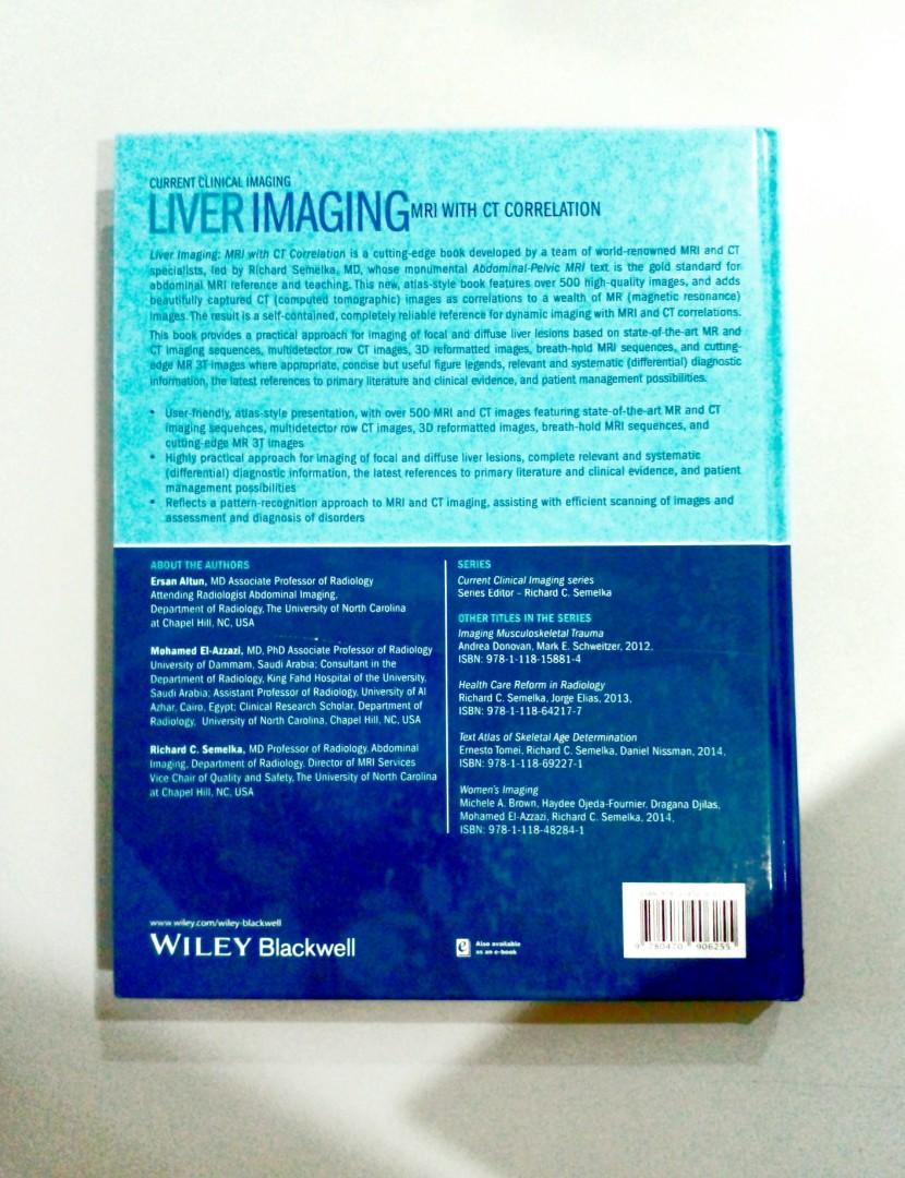 Current Clinical Imaging LIVER IMAGING MRI With CT CORRELATION, Hobbies ...