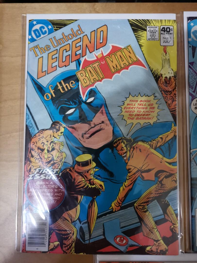 DC Comics The Untold Legend Of Batman 1980 Issues 1, 2 and 3, Hobbies & Toys, Memorabilia ...