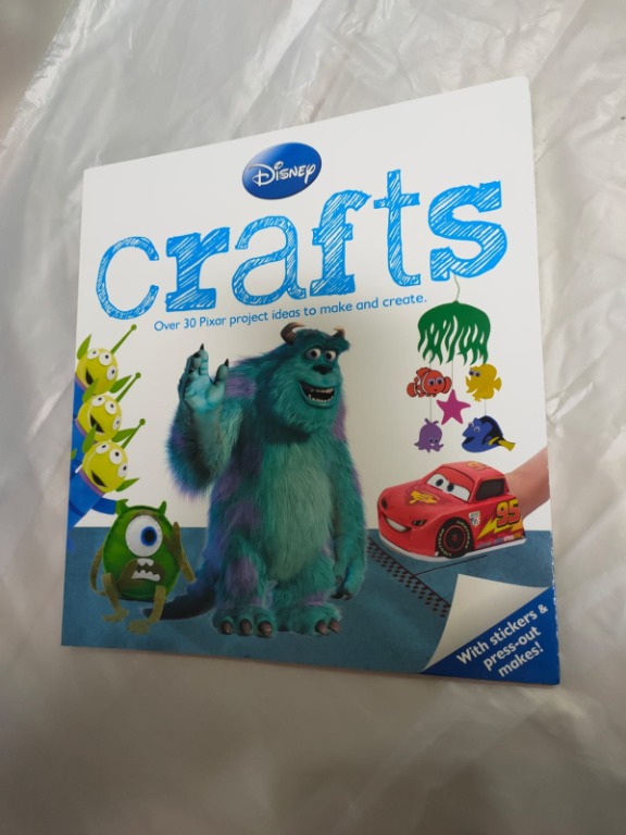Disney Crafts Book - Pixar, Hobbies & Toys, Books & Magazines, Children ...