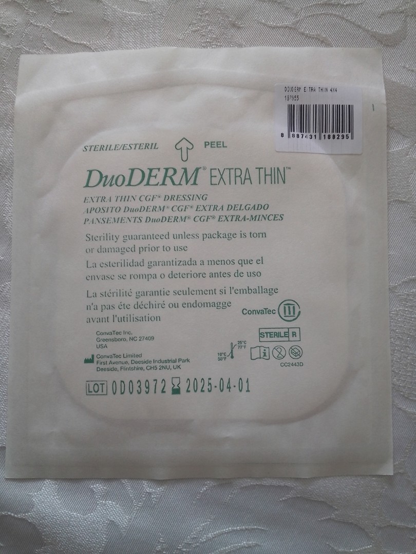 Duoderm Extra Thin, Health & Nutrition, Braces, Support & Protection on ...