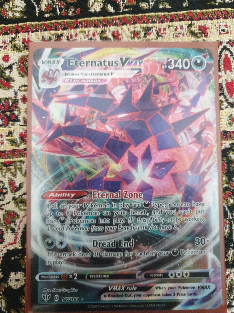 Eternatus vmax darkness ablaze (177/189), Hobbies & Toys, Toys & Games ...