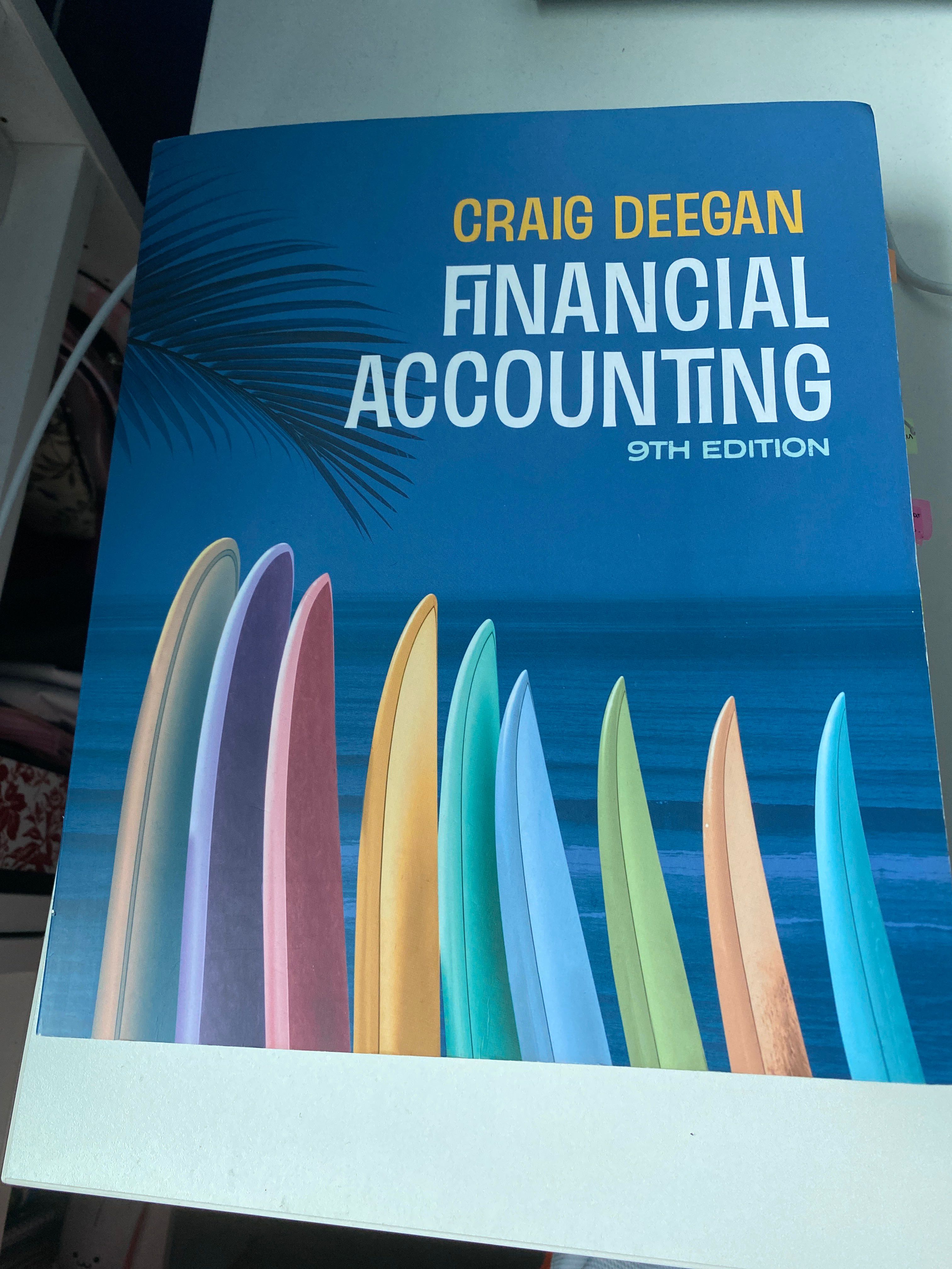 Financial Accounting 9th Edition Craig Deegan, Hobbies & Toys, Books ...