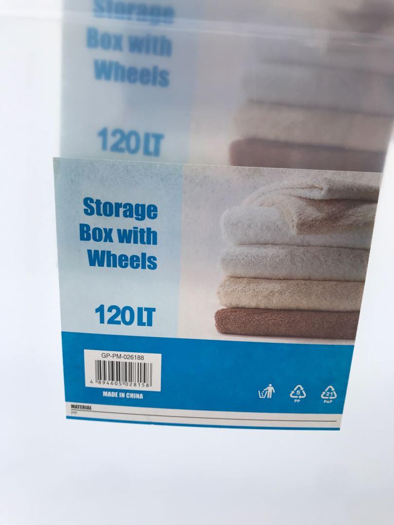 FREE Large plastic storage boxes 120L, Furniture & Home Living, Home ...