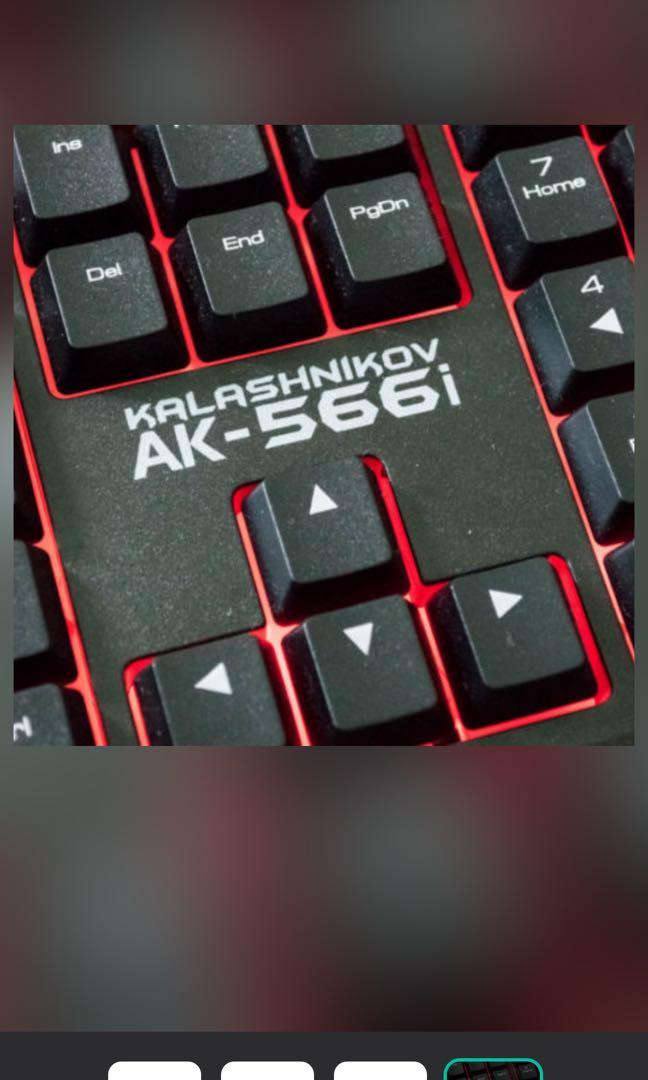 Gaming Keyboard AK-566i Armaggeddon, Computers & Tech, Parts ...