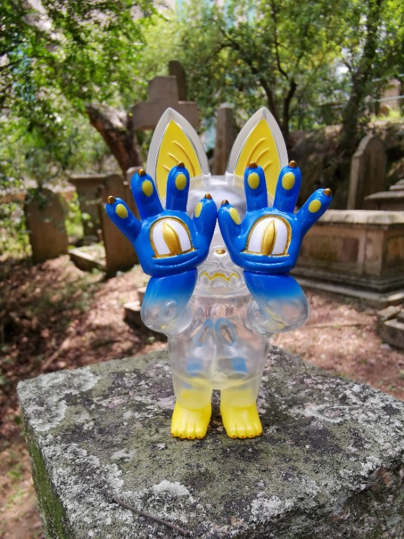 Hot 全新 Grape Brain Hell Cat 地獄貓 Ko-reko-re 限定 Pharaoh’s Ghost version figure toys 玩具 搪膠 Sofubi ...