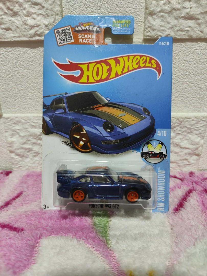 Hot Wheels Premium Collectible Rare Super Treasure Hunt Porsche 993 GT2 ...