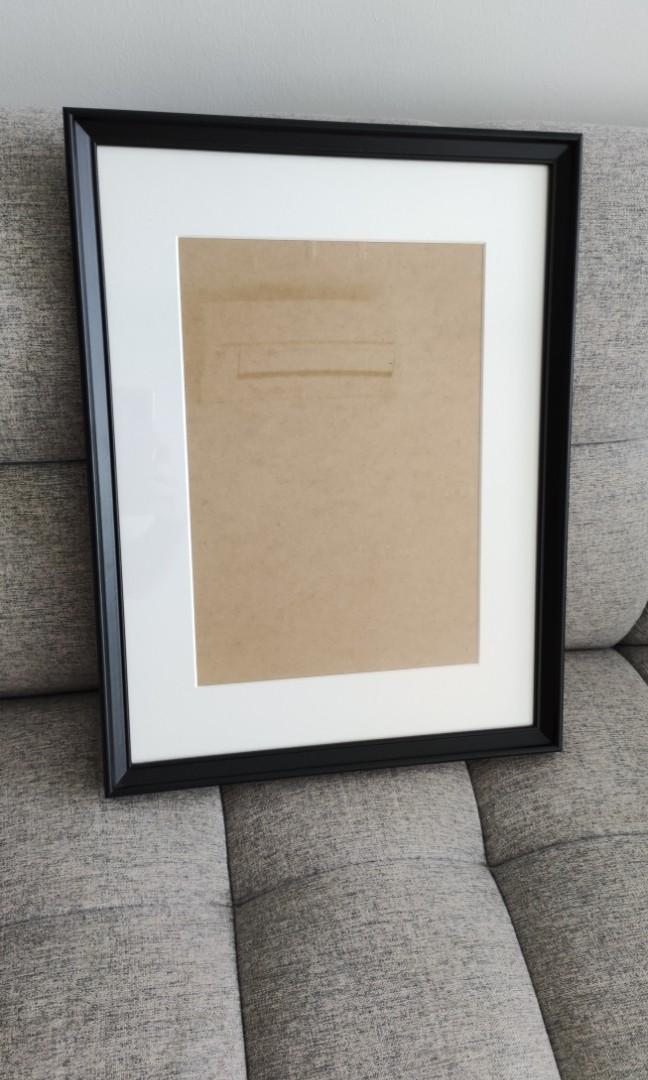 Ikea black photo frame A4, Furniture & Home Living, Home Decor, Frames ...