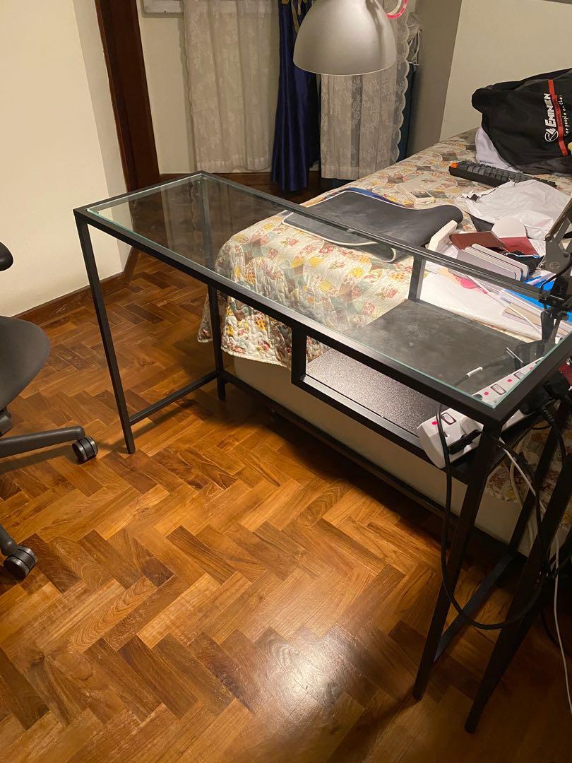 IKEA Vittsjo laptop table, Furniture & Home Living, Furniture, Tables ...